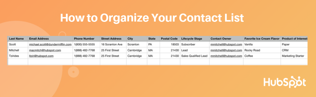 How To Manage Your Contact List in Excel [Template]