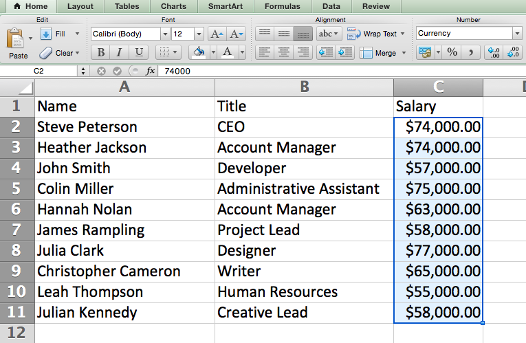 Shortcut For Putting A Dollar Sign And Lock Columns And Rows In Excel 