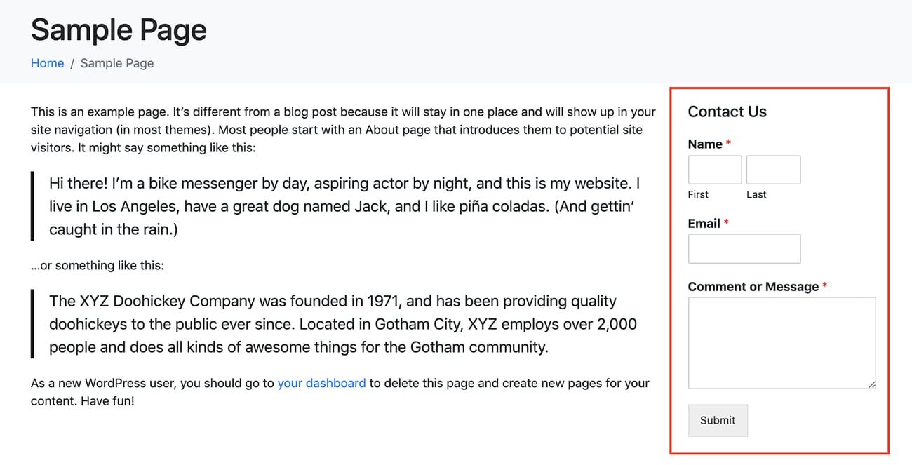 How to Add a WordPress Widget to a Blog Post or Webpage