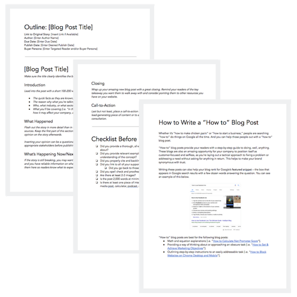 How to Create a Perfect Blog Post Template in Google Docs