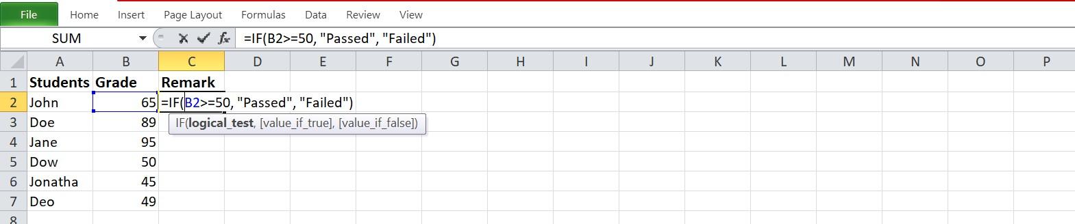 How to Use IF-THEN Statements in Excel