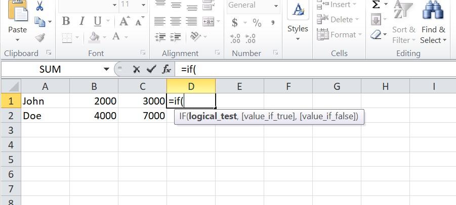 How to Use IF-THEN Statements in Excel
