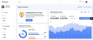 The 28 Best HTML Dashboard Templates for Admins & Users