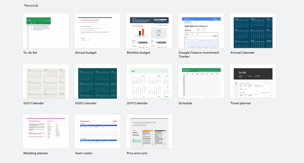 21 of the Best Free Google Sheets Templates for 2022