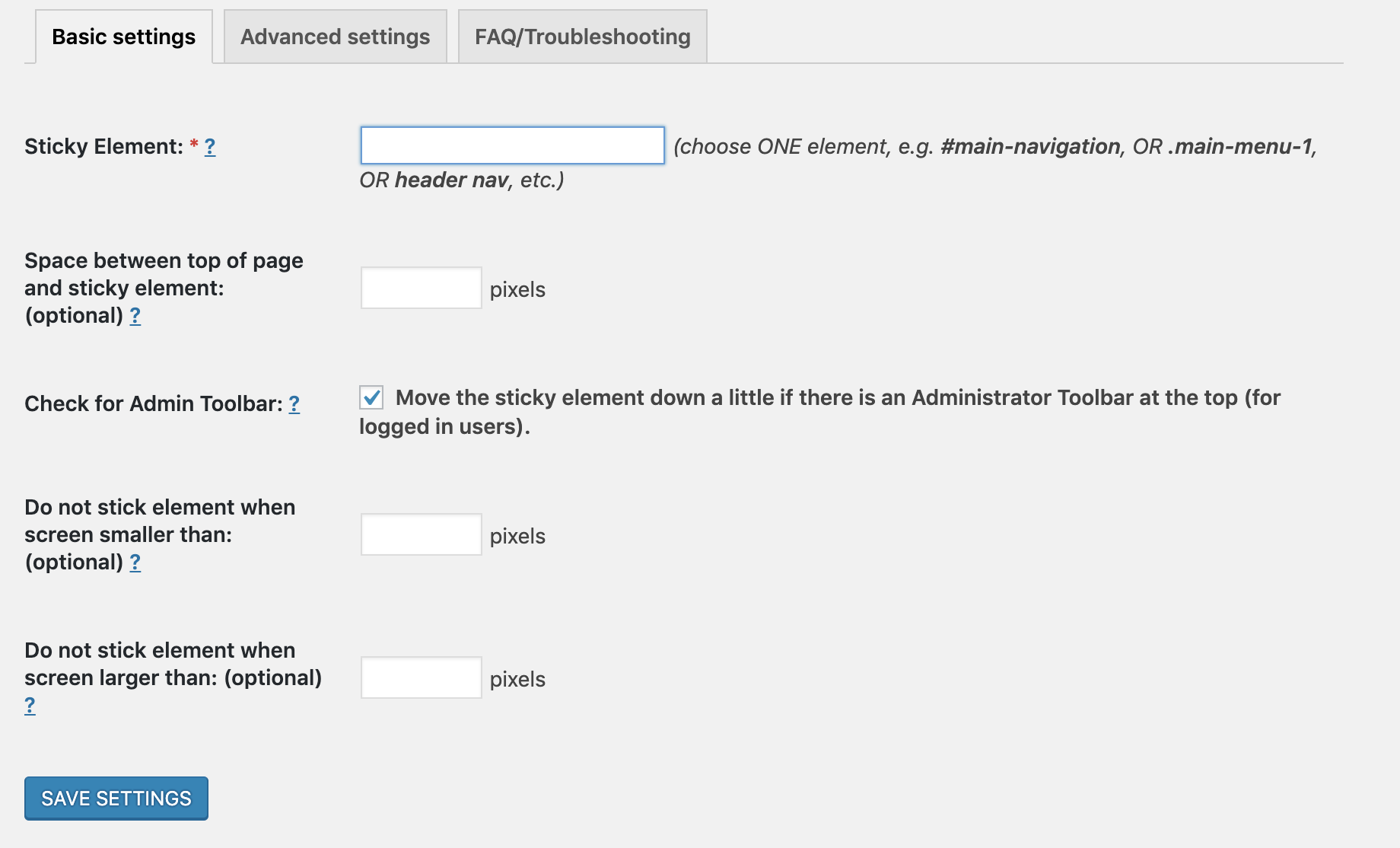 How To Create A Sticky Header Menu Or Navbar In Wordpress
