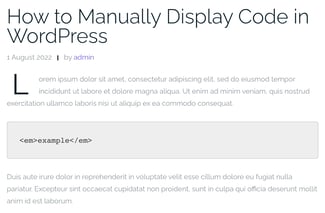 WordPress Code Blocks: How to Display Code in WordPress Blog Posts